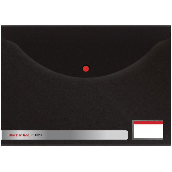 ELBA BLACK N RED SNAP WALLETS | GTS Direct