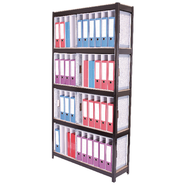 FF ZAMBA 5 SHELF BOLTLESS LAF UNIT BLK | GTS Direct